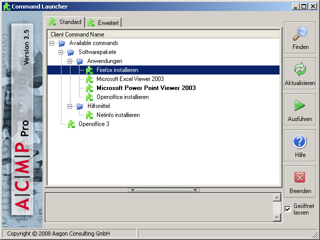 Test ACMP Container und Client-Commands 3.5: Computermanagement vom ...