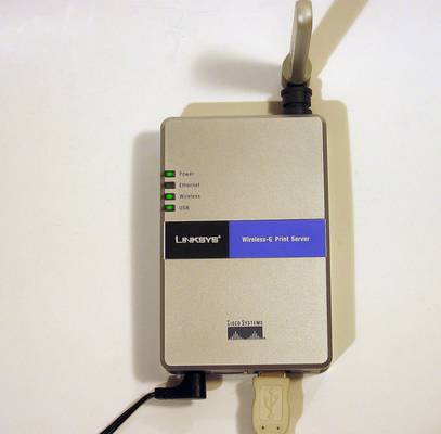 Linksys Print Server WPS54G : Flotter Funk-Druck-Diener - Tom's ...